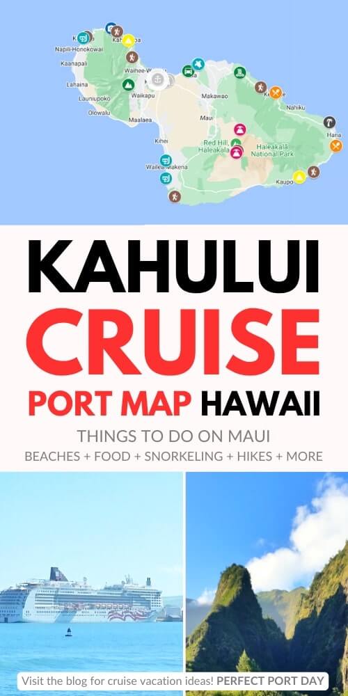 Kahului cruise port map + where do cruise ships dock in Maui? Hawaii ...