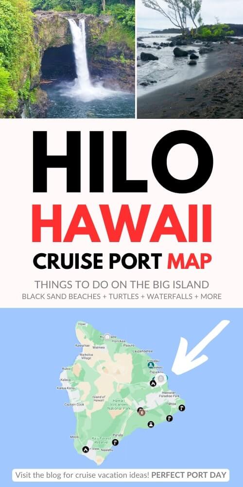 Hilo cruise port map + where do cruise ships dock in Hilo? Big Island ...